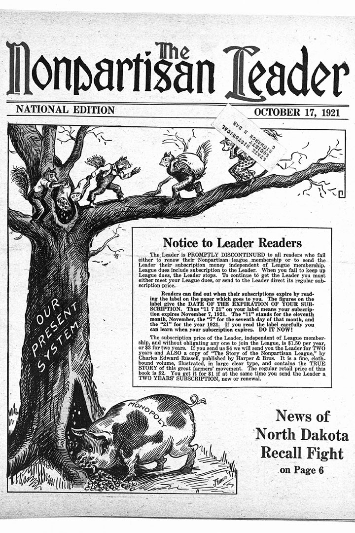 The Nonpartisan League Fails | The BND Story